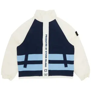 Supreme X Stone Island Reversible Down Puffer Jacket - White