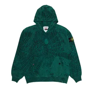 Supreme X Stone Island Hooded Sweatshirt - Green