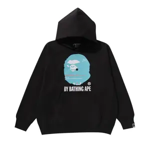 A BATHING APE By Bathing Ape Pullover Hoodie - Black