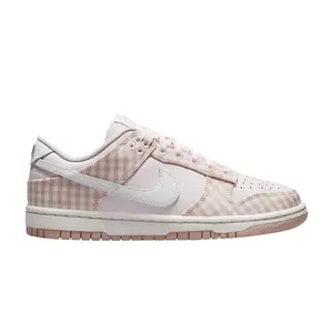 Nike Dunk Low Gingham Sneakers - Pink