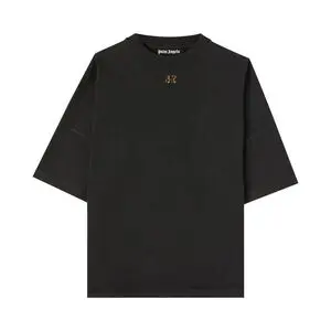 Palm Angels Foggy Logo Over T-shirt /white - Black