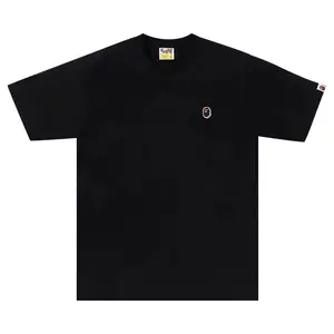 A BATHING APE Ape Head One Point Tee - Black