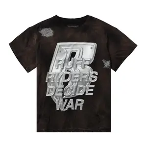 WHO DECIDES WAR BY EV BRAVADO Ruff Ryders T-shirt - Black