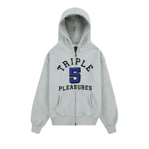 Pleasures Zip Up Sweatshirts Hoodies For Women