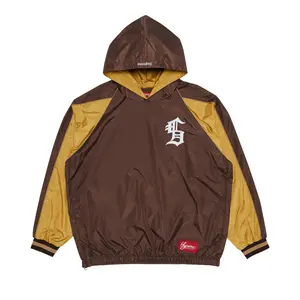 Supreme Hooded Pullover - Brown