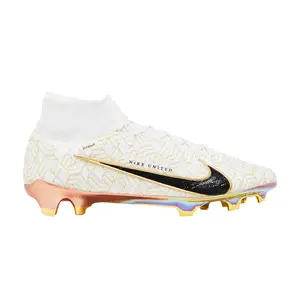 Nike Zoom Mercurial Superfly 9 Elite Fg United Golden Pack - White