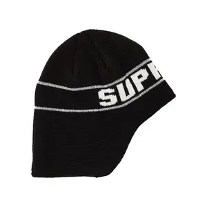 Supreme Earflap Beanie - Black