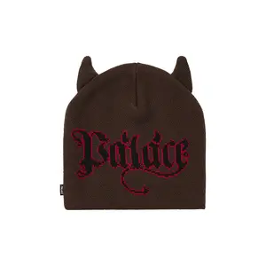 PALACE Palace Horny Nein Cuff Beanie Brown