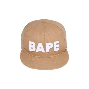 A BATHING APE Patch Snapback Cap - Tan