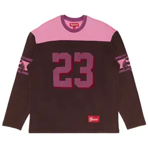 Supreme Bumblebee Long-sleeve Football Top - Brown