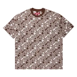 Supreme Intarsia Knit Short-sleeve Top