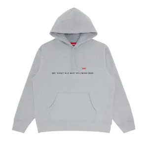 Supreme Shop Small Box Logo Hooded Sweatshirt - Grey