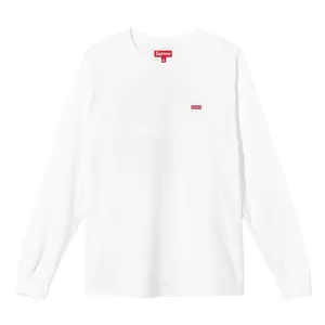 Supreme Small Box Long-sleeve Tee - White