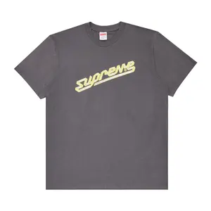Supreme Banner Tee 'charcoal - Grey