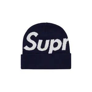 Supreme Supreme Big Logo Beanie Blue