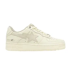A BATHING APE Highsnobiety X Bapesta 'daily Essentials' Sneakers - Cream