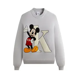 Kith For Mickey & Friends Crewneck Sweater - Grey