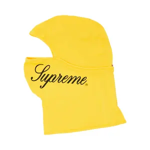 Supreme Script Lightweight Balaclava - Yellow