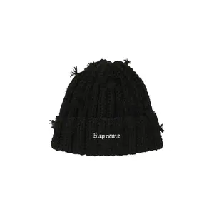 【残り僅か 新品 / ブラック】 Supreme Overdyed Beanie Supreme Overdyed Beanie (SS25) Metallic Black - SS25 - US