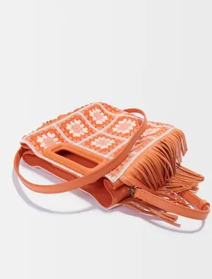 Maje M Crochet Bag