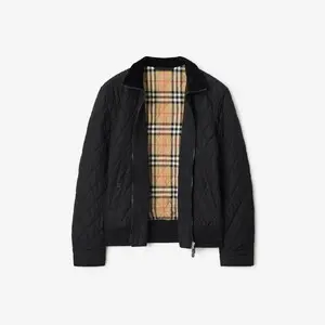 Burberry Quilted Nylon Jacket - Black