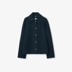 Burberry Wool Barn Jacket - Pilot Blue