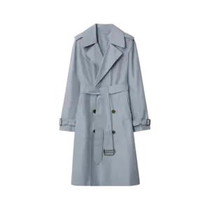 Burberry Long Silk Trench Coat