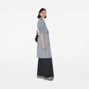 Burberry Long Silk Trench Coat