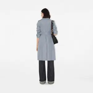 Burberry Long Silk Trench Coat