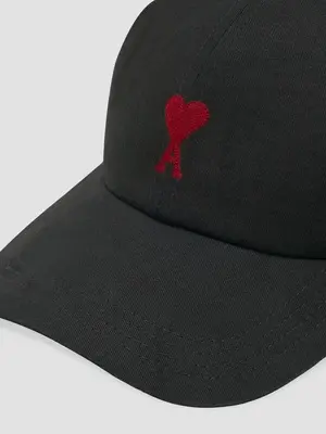 AMI Paris Logo-embroidered Baseball Cap