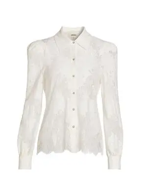 L'Agence Jenica Floral Lace Blouse