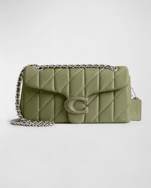 COACH Coach Tabby Quilted Leather Shoulder Bag - Green