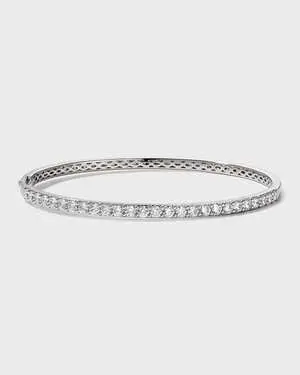 Memoire 18k Diamond Bangle - White Gold