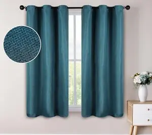 SUPERIOR Jaxon Textured Blackout Curtain S/2 Pa Nels, 42x63 - One-color