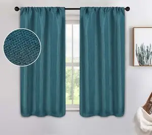 SUPERIOR Jaxon Textured Blackout Curtain S/2 Pa Nels, 26x63 - One-color