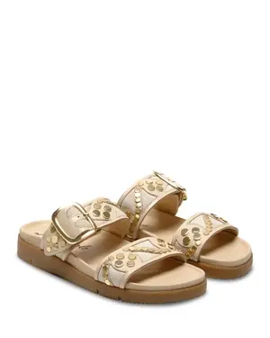 Free People Revelry Studded Slide Sandals