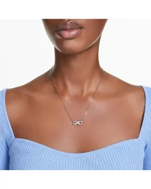 SWAROVSKI Hyperbola Infinity Pendant Necklace