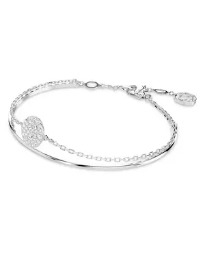 SWAROVSKI Sublima Chain Bangle Bracelet - Silver