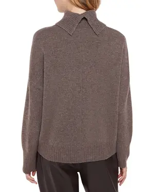 Whistles Pocket Turtleneck Sweater