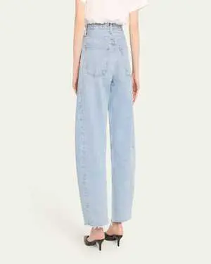 AGOLDE Luna Barrel Leg Jeans - Void Lt Indigo