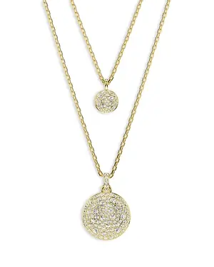SWAROVSKI Sublima Layered Pendant Necklace - Gold