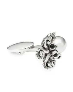 JAN LESLIE Sterling Octopus Cufflinks