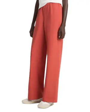 Vince Wide Leg Trousers - Terra