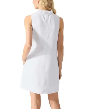Tommy Bahama Two Palms Double Ruffle Dress - White