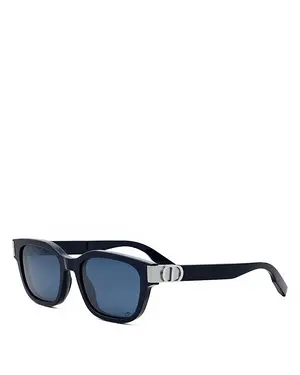 Dior Dior CD Icon S1I Geometric Sunglasses Black/blue Solid