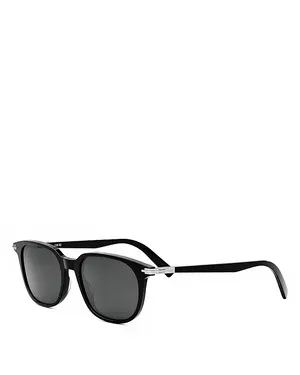 Dior Diorblacksuit S12i Oval Sunglasses - Black/gray Solid