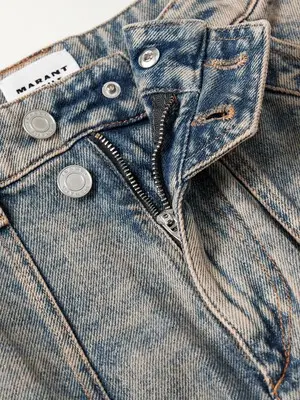 MARANT ETOILE Heilani High-rise Straight-leg Jeans