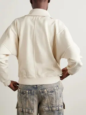 MARANT ETOILE Phenix Cotton-jersey Sweatshirt - Ecru
