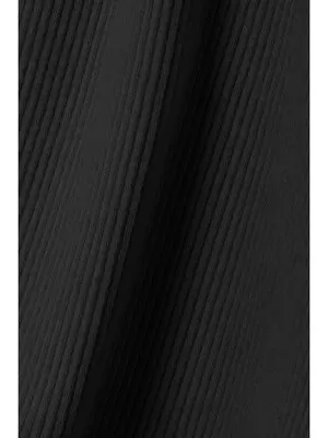SKIMS Ribbed Cotton-blend Jersey Tank - Black