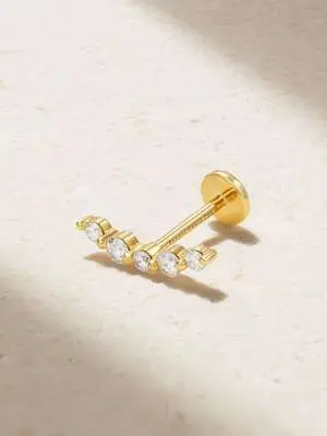 PERSEE 18-karat Diamond Ear Stud